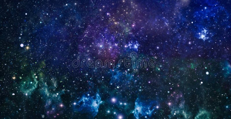 Space Scene with Stars in the Galaxy. Universe Filled with Stars ...