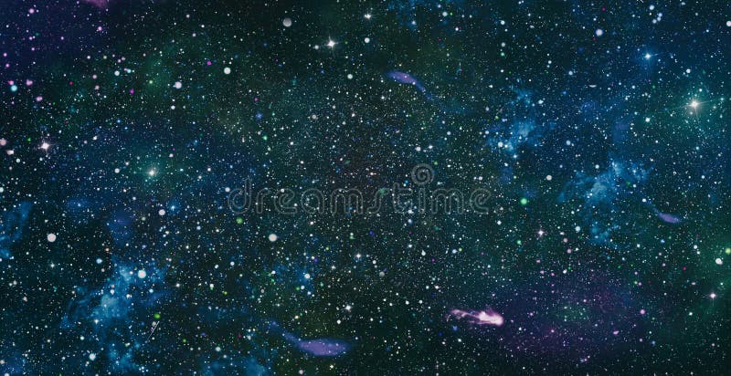 Space Scene with Stars in the Galaxy. Universe Filled with Stars ...