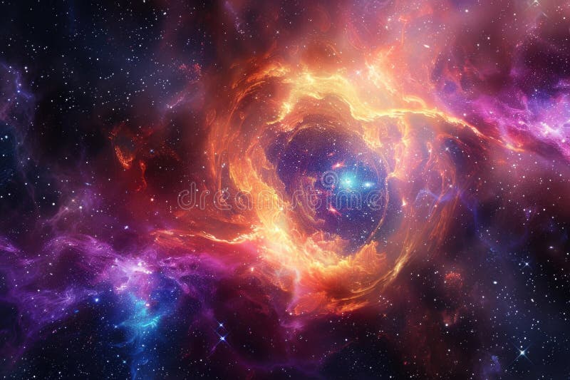 Space Scenery Featuring Stars and Nebulas, Suitable for Astronomy or ...