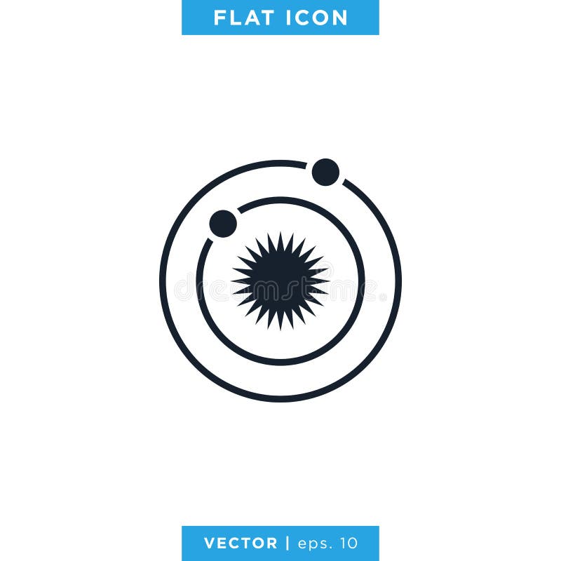 Space Science Icon Vector Design Template. Stock Vector - Illustration ...