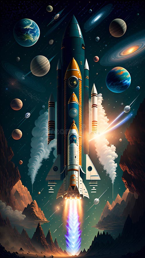 Space Science and Technology Rocket Space Exploration Space ...