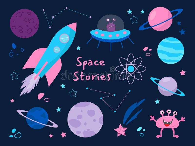 Space Aliens Background Stock Illustrations – 8,247 Space Aliens ...