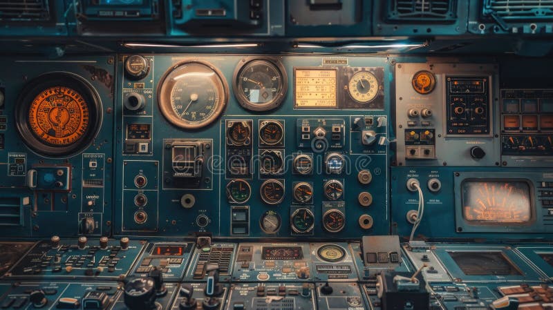 Space Ship Control Panel stock image. Image of instrument - 323400671