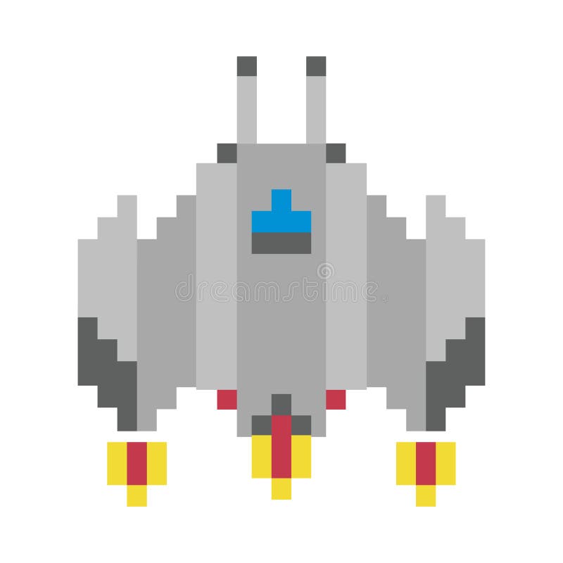 8 Bit Rocket Ship Stock Illustrations – 88 8 Bit Rocket Ship Stock Illustrations, Vectors ...