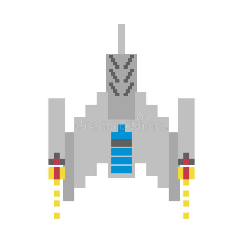8 Bit Rocket Ship Stock Illustrations – 88 8 Bit Rocket Ship Stock ...