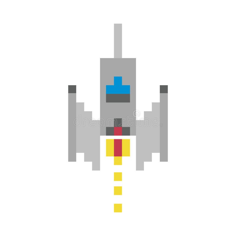8 Bit Rocket Ship Stock Illustrations – 88 8 Bit Rocket Ship Stock Illustrations, Vectors ...