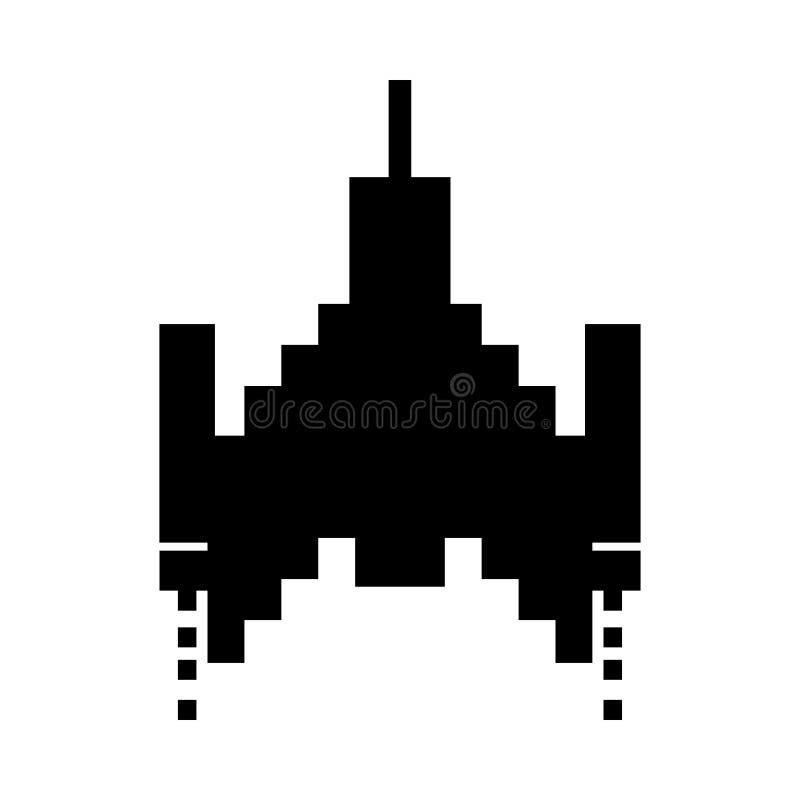 8 Bit Rocket Ship Stock Illustrations – 66 8 Bit Rocket Ship Stock ...