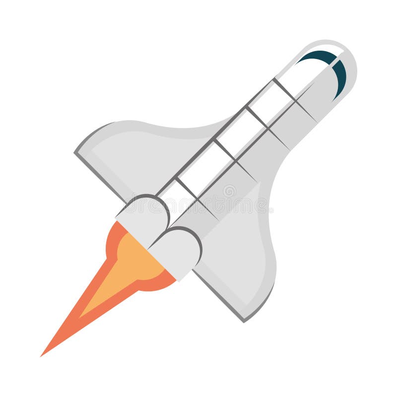 Space ship retro stock vector. Illustration of future - 252828690