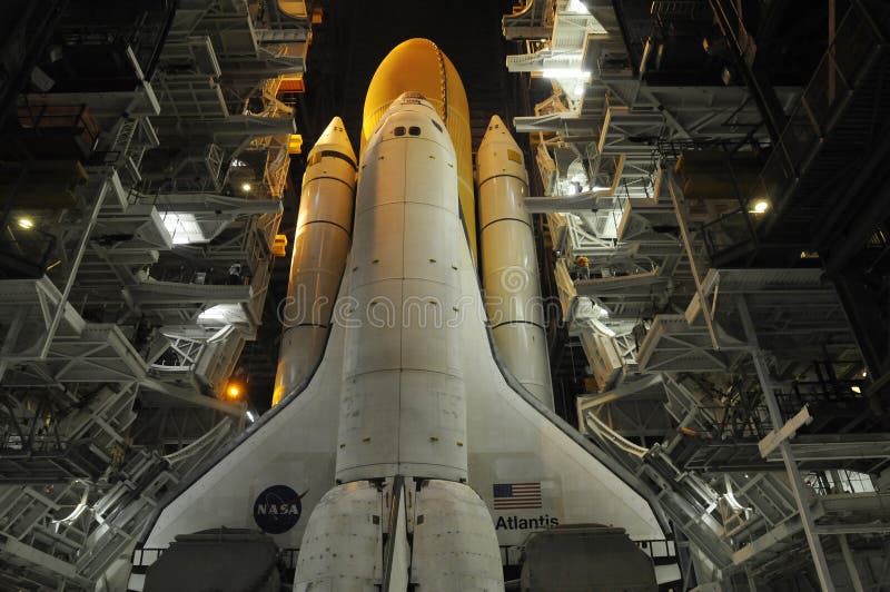 Space Shuttle Front View editorial stock photo. Image of booster - 195698