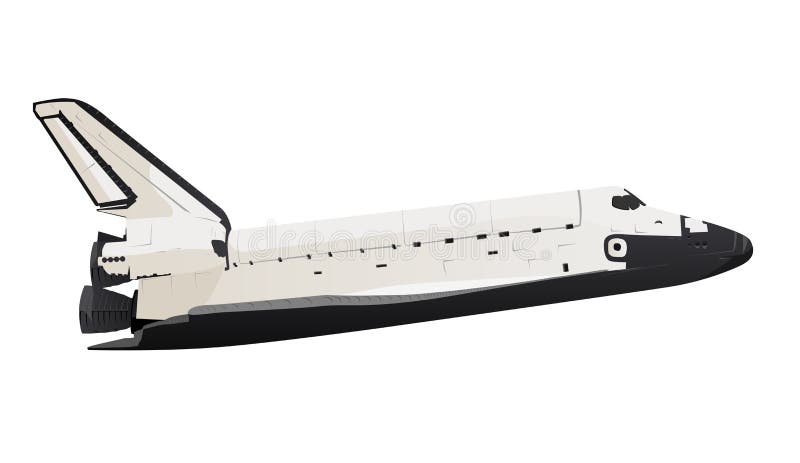 Space Shuttle stock vector. Illustration of challenger - 7896370