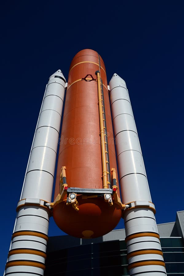 Space Shuttle Booster in Kennedy Space Center, Florida Editorial Stock ...