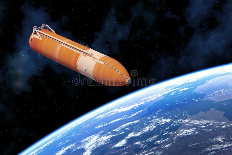 Space Shuttle External Tank Stock Illustrations – 12 Space Shuttle ...