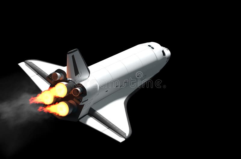 Space Shuttle stock illustration. Illustration of plane - 59266229