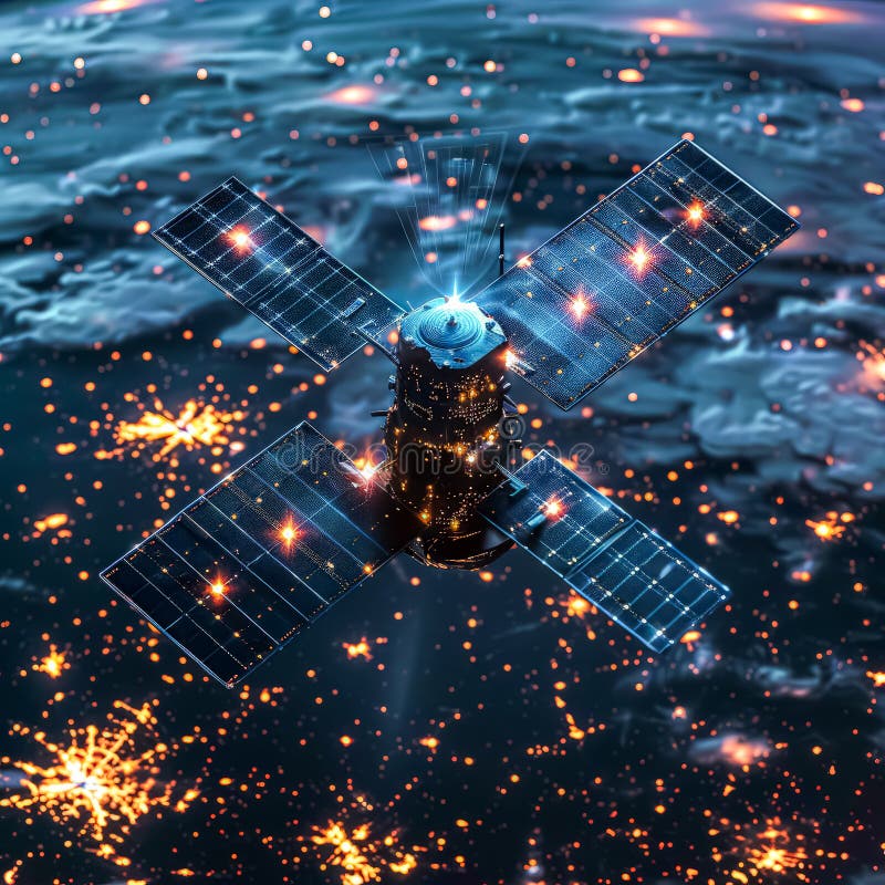 A Space Shuttle is Flying through a Fiery Sky. Stock Image - Image of ...