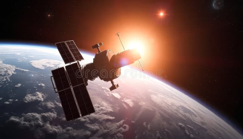 Space Shuttle is Flying through the Sky Stock Image - Image of global ...