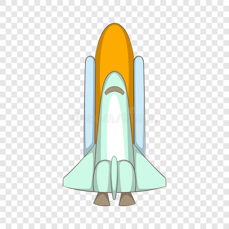 Space Shuttle Icon, Cartoon Style Stock Vector - Illustration of ...