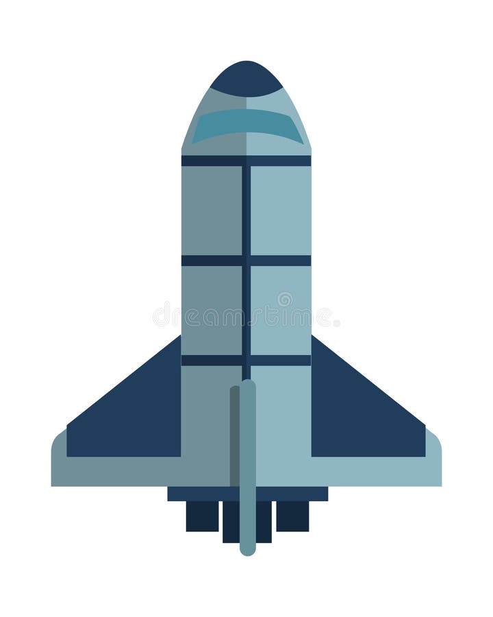 Space shuttle icon stock illustration. Illustration of mission - 74112416