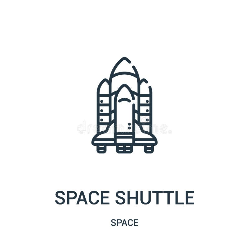 Shuttle Icon Vector from Teamwork Collection. Thin Line Shuttle Outline ...