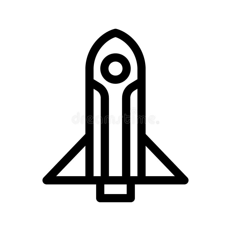 Space Shuttle Icon Vector Symbol Design Illustration Stock Vector ...