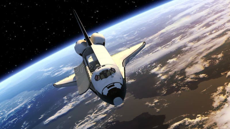 Space Shuttle Payload Bay Doors Opens Stock Video - Video of mission ...