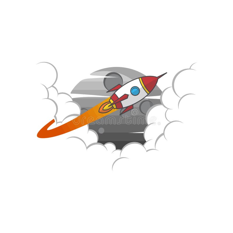 Space Shuttle Rocket Sign Color Logo Logotype Vector Stock Illustration ...