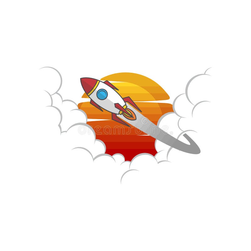 Space Shuttle Rocket Sign Color Logo Logotype Vector Stock Illustration ...
