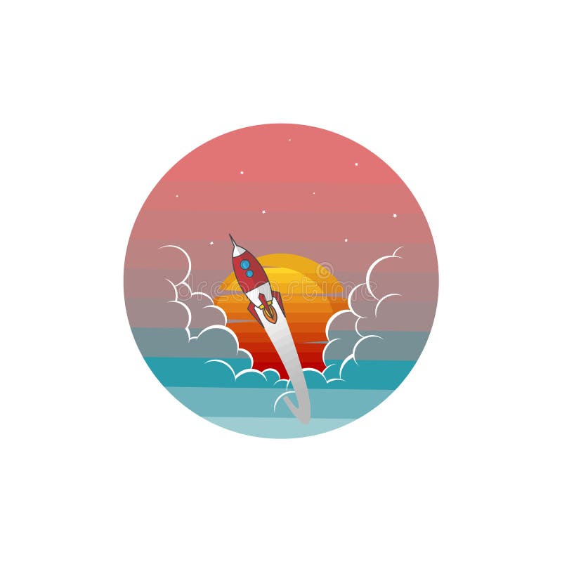 Space Shuttle Rocket Sign Color Logo Logotype Vector Stock Vector ...