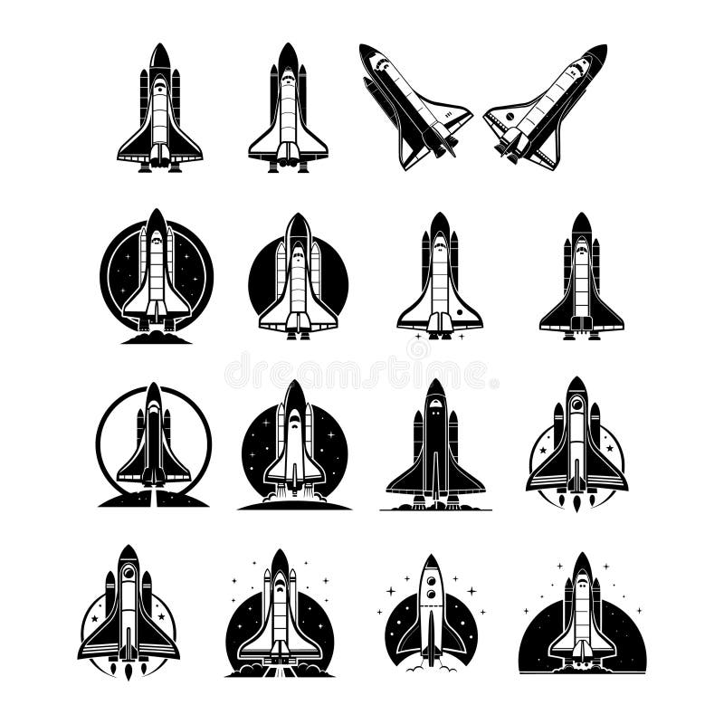 Space Shuttle Silhouete