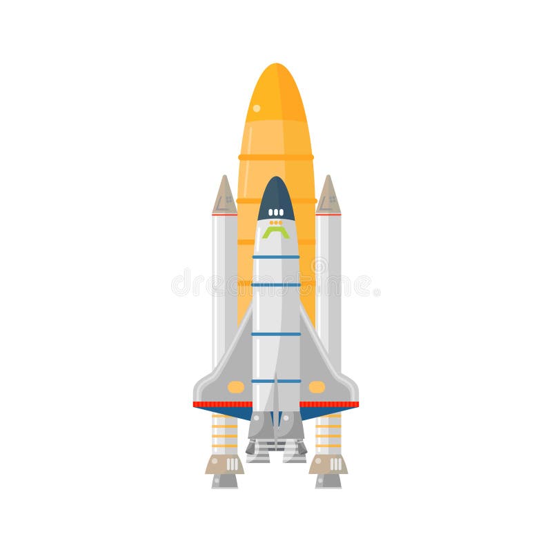 Space Shuttle, Rocket Spaceship for Galaxy Discovery Mission of ...