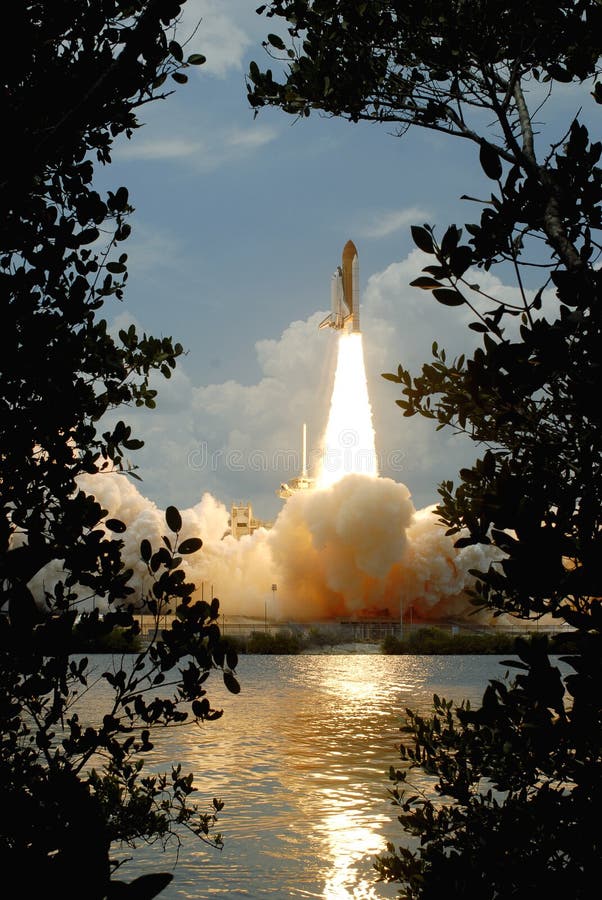 Space shuttle taking off stock image. Image of space, structure - 9355493