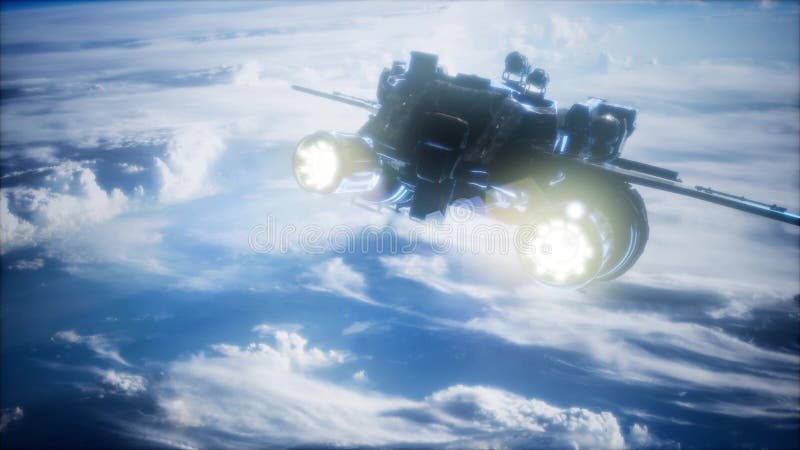 Space Shuttle Taking Off on a Mission Stock Illustration - Illustration ...