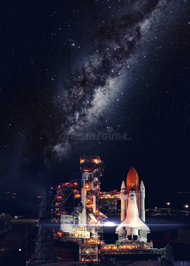 Space Shuttle Taking Off on a Mission Stock Image - Image of history ...