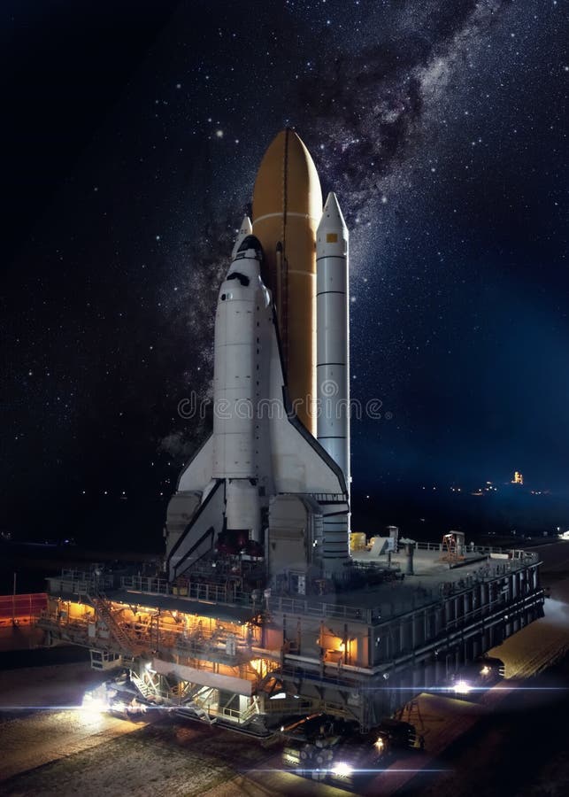 Space Shuttle Taking Off on a Mission Stock Image - Image of ethereal ...