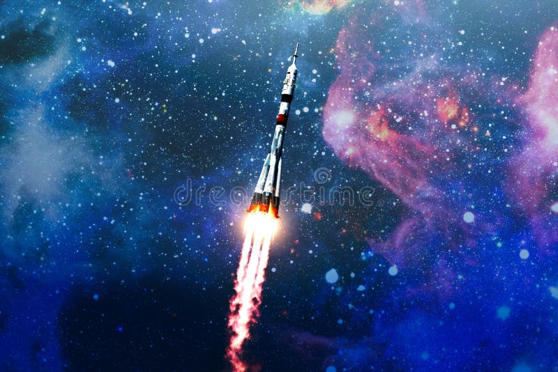 Silhouette Space Shuttle Lift Off