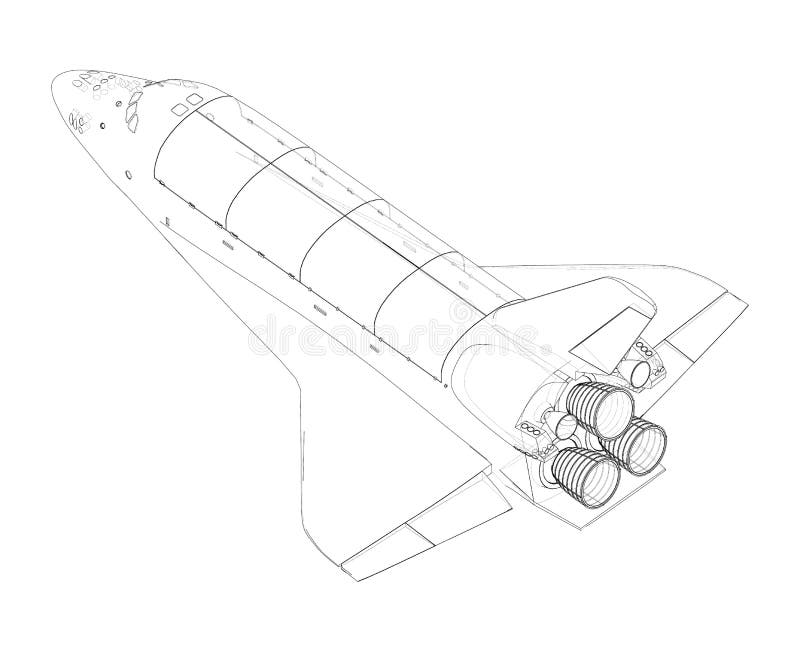 Space Shuttle. Vector Rendering of 3d Editorial Photography ...