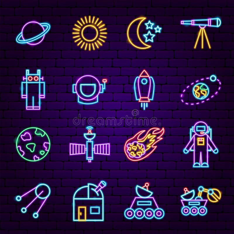 Rocket Neon Sign Spaceship Stock Illustrations – 663 Rocket Neon Sign ...