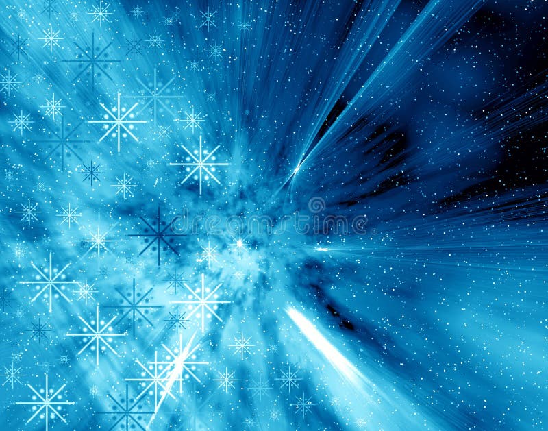 Space snowflakes stock illustration. Illustration of fantastic - 1430676
