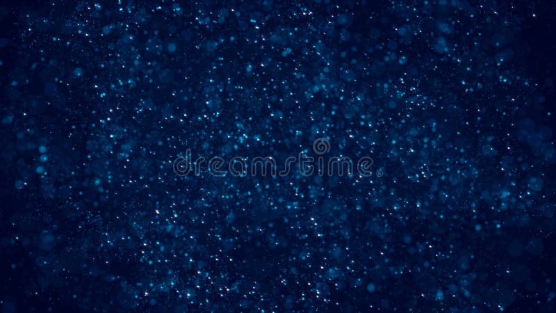 Space Starry Sky. Big Data Visualization. Abstract Dynamic Particles ...