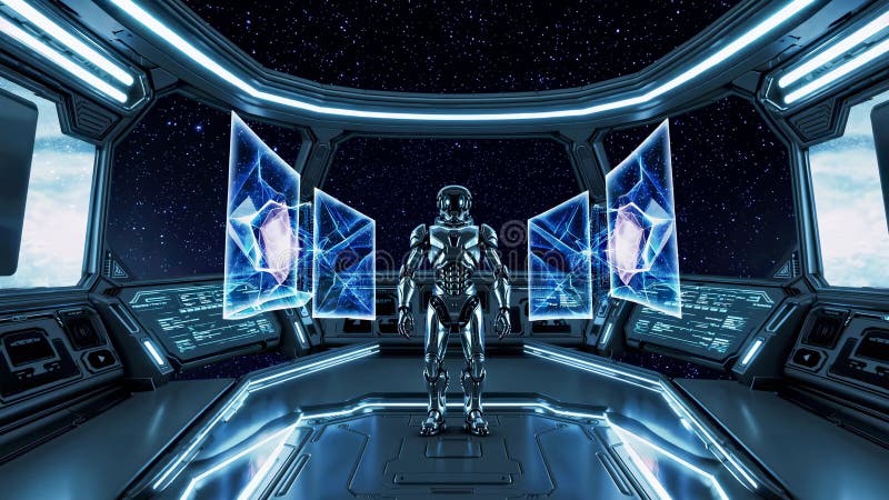 Space Station Cockpit Features Robot Pilot among Advanced Control ...