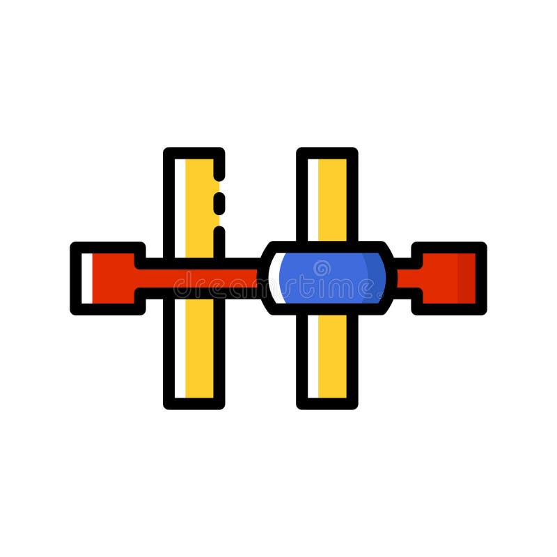 Space Station Colourful Vector Illustration. Space Exploration Icon ...