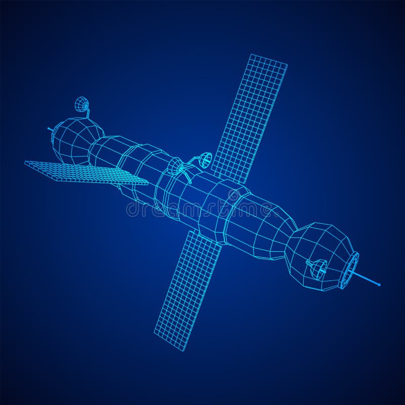 Mir Space Station Blueprint