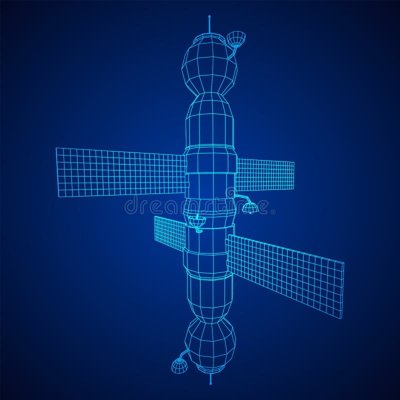 Mir Space Station Blueprint