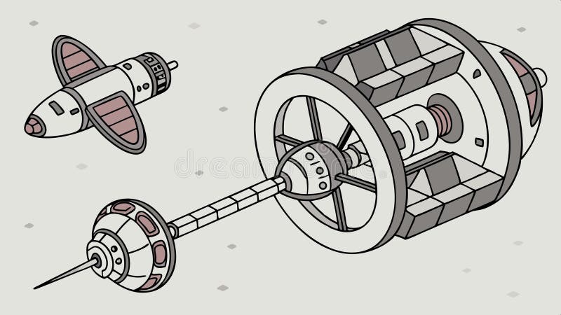 Space Station Components, Futuristic Tech and Space Exploration ...