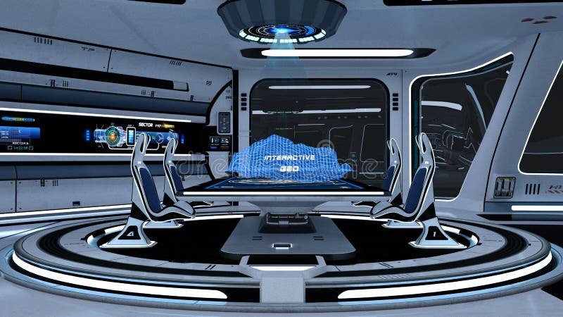 Space station control room stock image. Image of station - 59501319