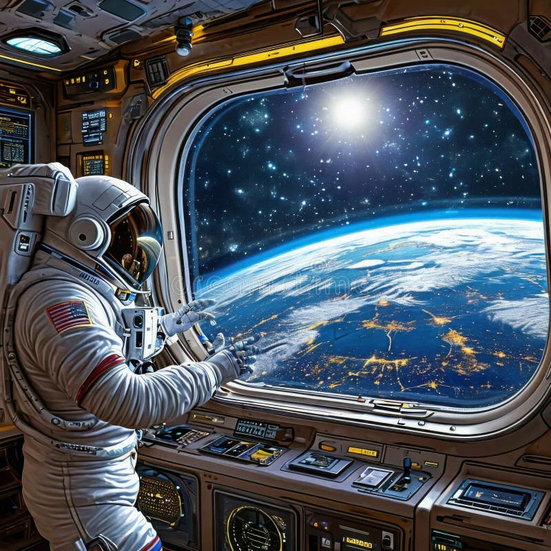 A Space Station Controlled by Artificial Intelligence Stock ...