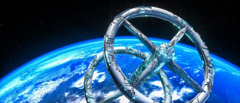 Elysium Space Station From Earth