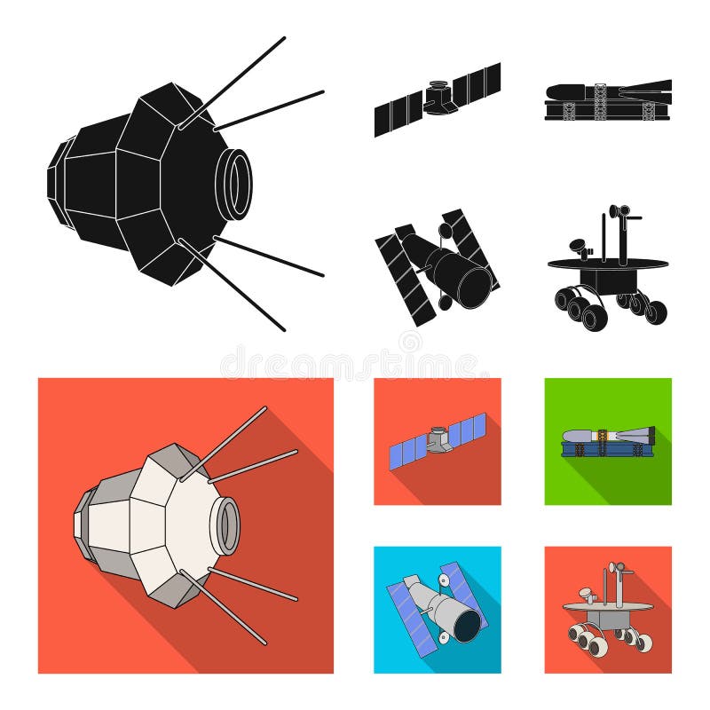 The Space Station in Orbit, the Preparation of the Launch Rocket, the ...