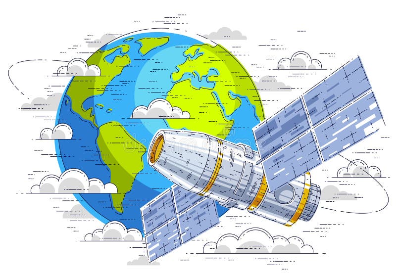 Iss Space Cartoon Stock Illustrations – 206 Iss Space Cartoon Stock ...