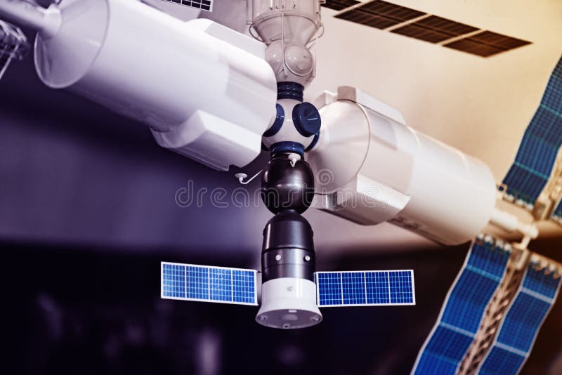 Space station Sputnik stock photo. Image of cosmos, orion - 168681442