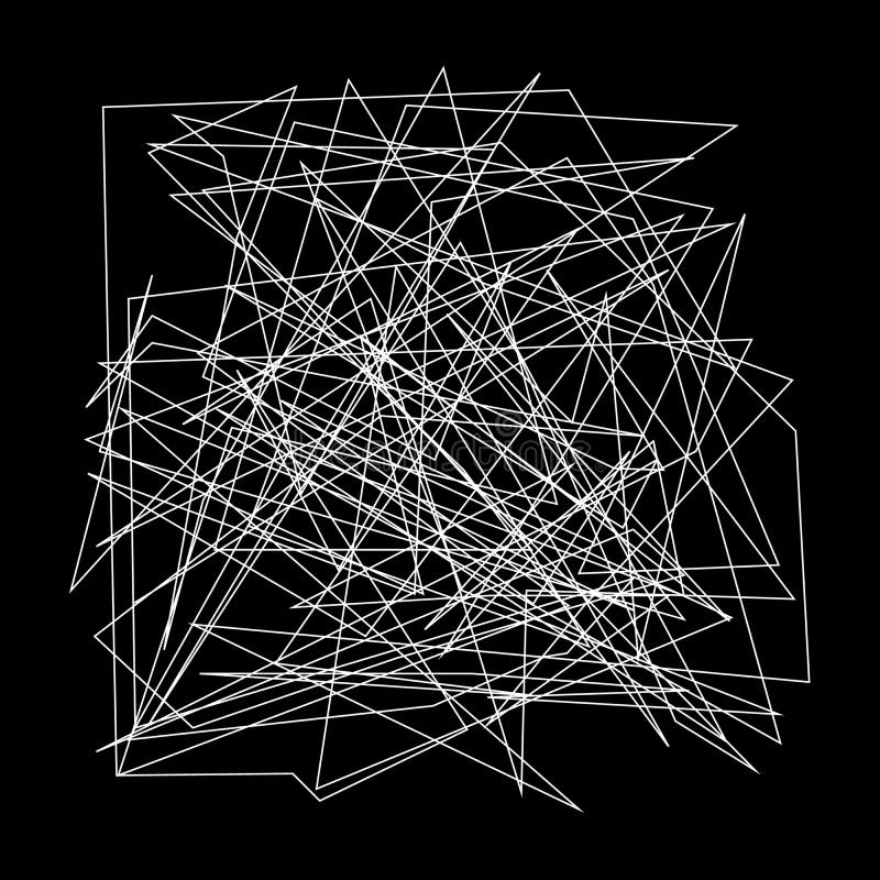 Space Strokes of Subtle Black White. Abstract Background. Gothic Beauty ...